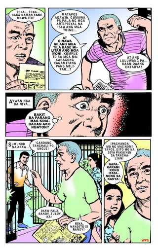 FILILIPINAS KOMIKS Vol. 6: E Kung Guyerahin Tayo ng Tsina | PDF