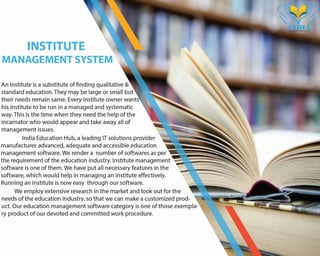 Institute management | PPT