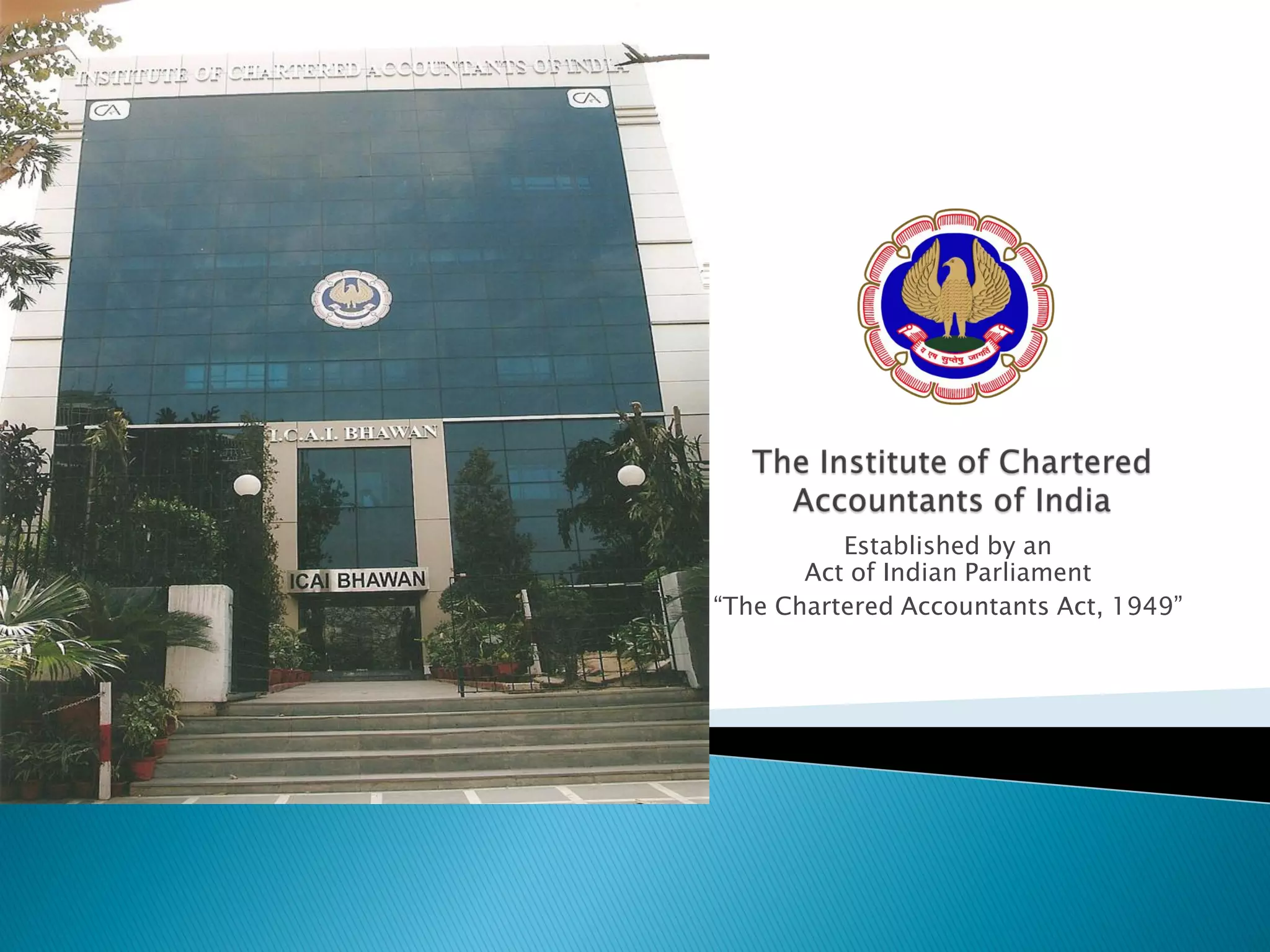 Institute Of Chartered Accountants Of India | PPTX