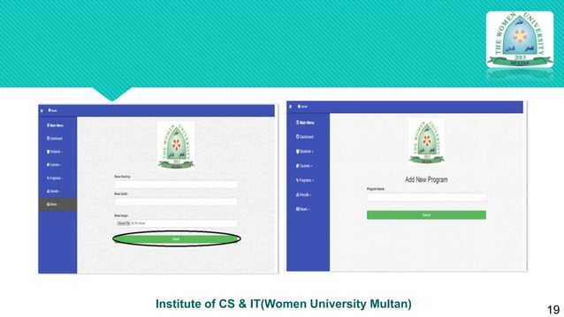 Institute of CS & IT (The Women University Multan)Pakistan | PPTX | Operating Systems | Computer ...