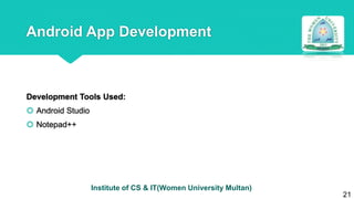 Institute of CS & IT (The Women University Multan)Pakistan | PPTX | Operating Systems | Computer ...