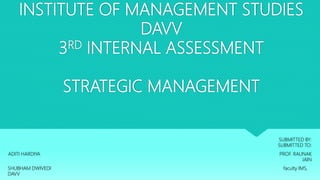 Strategic Management Swot Analysis Pptx
