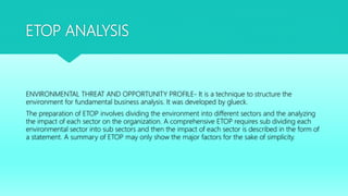 strategic management - SWOT analysis | PPT