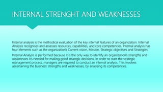 strategic management - SWOT analysis | PPT