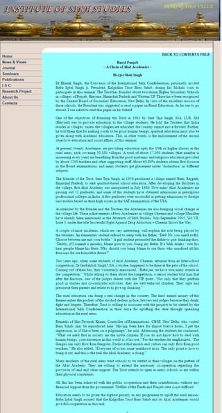 Institute of sikh studies | PDF