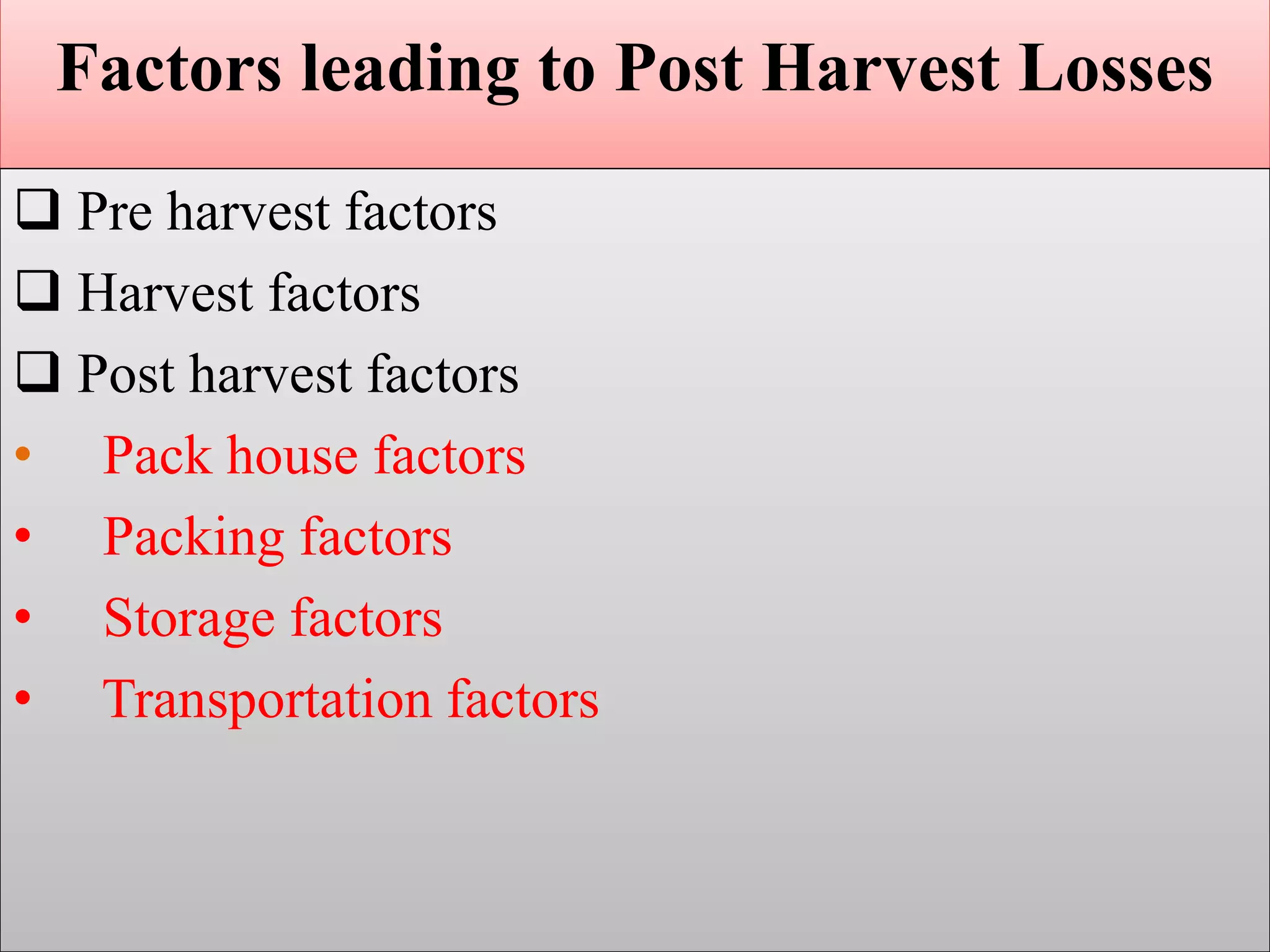 post harvest physiology | PPTX