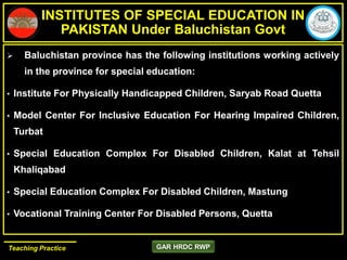 institutes of special education in Pakistan.pptx