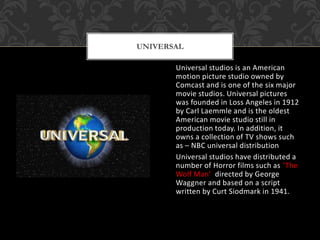 Institutional and film classification research | PPT