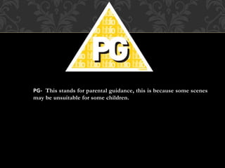 Institutional and film classification research | PPT