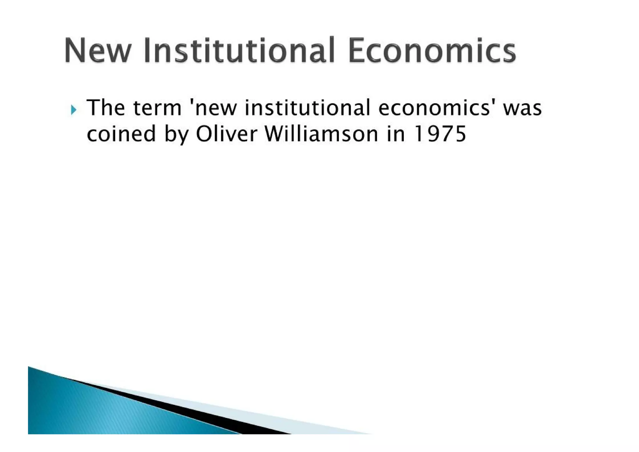 Institutional Economics | PDF