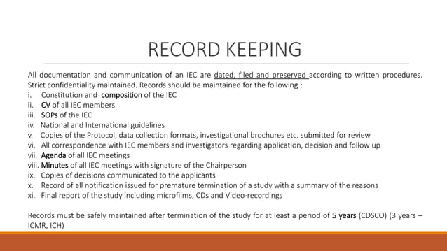 Institutional ethics committee : Roles and Responsibilities | PPTX ...