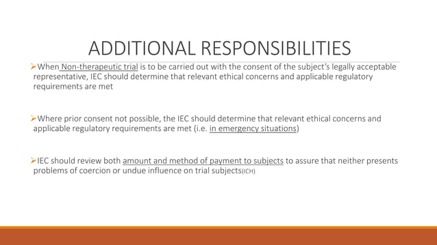 Institutional ethics committee : Roles and Responsibilities | PPTX ...