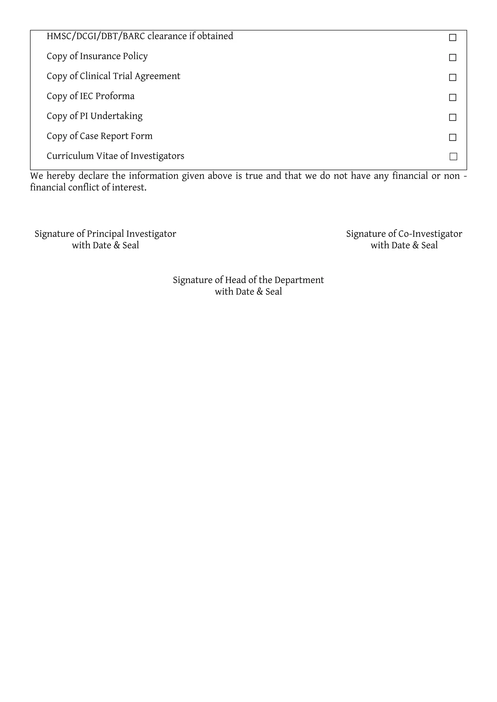 Institutional ethics committee form for ay 2018 onwards | PDF