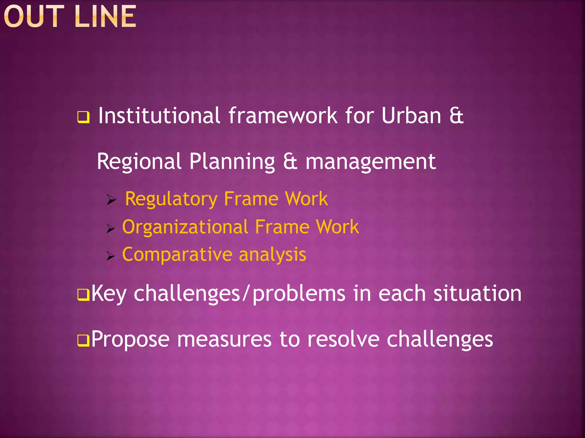 Institutional framework comparative analysis case of pakistan & uganda ...