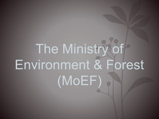 Institutional framework of environmental management in bangladesh | PPTX