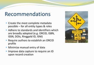 Institutional Identifiers in Practice | PPTX