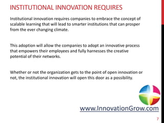 Institutional innovation an overview | PDF