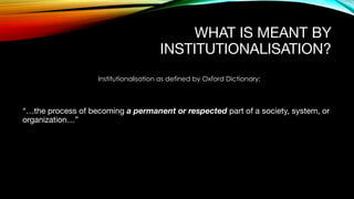 Institutionalisation Of DeFi | PPT