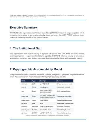 Institutionalising Product Security with Cryptographic Accountability ...