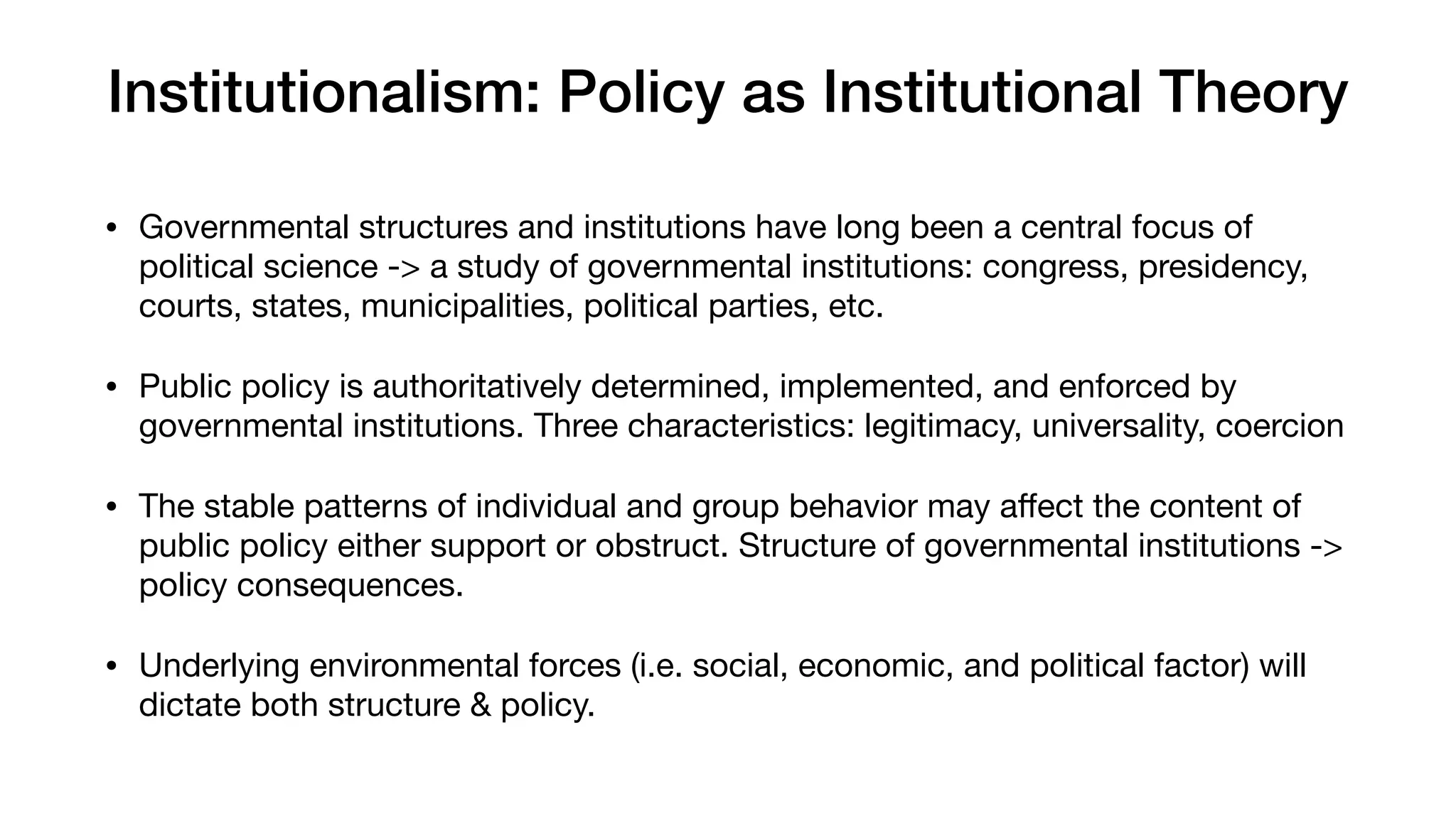 Institutionalism Theory on Budgeting | PDF