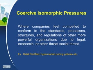 Institutionalization and change | PPTX