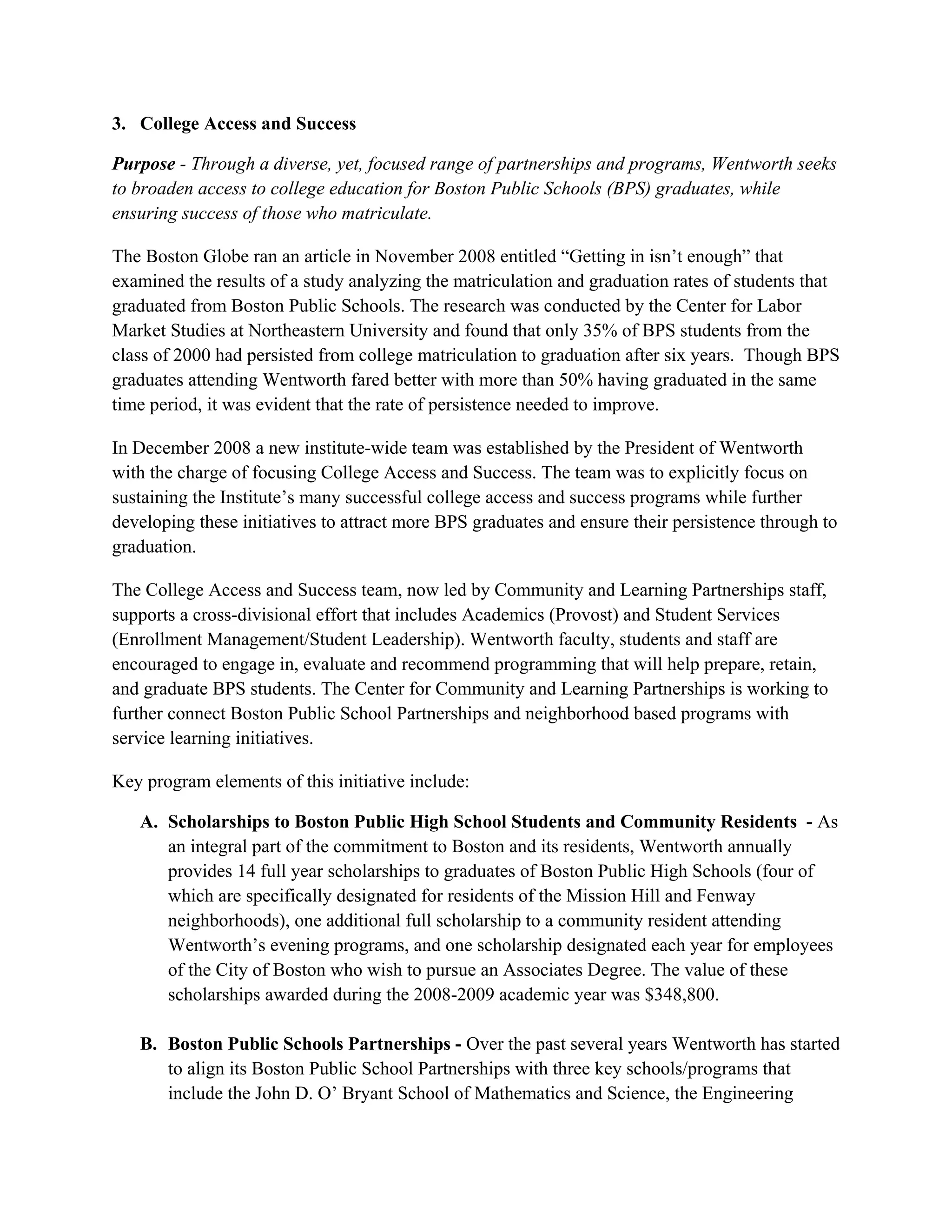 Institutional Master Plan, Employment, Workforce Development ...