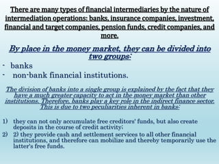 Institutional model of the money market | PPT