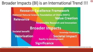 Institutional National and International Trends in Broader Impacts | PPT