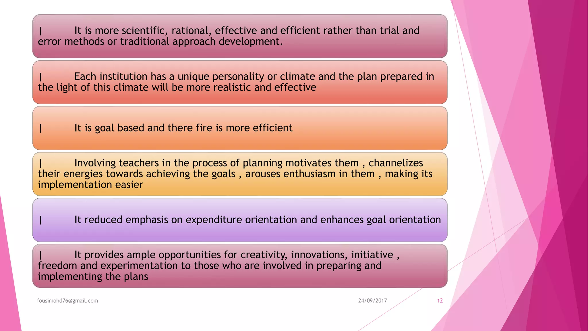 Institutional planning | PPTX