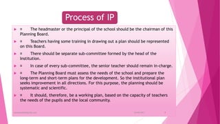 Institutional planning | PPTX