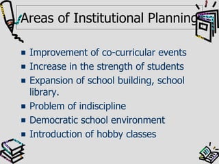 Institutional planning | PPTX