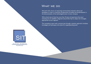 Institutional Presentation SIT | PDF | Computer Software and ...
