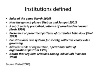 philippine Institutional reforms | PPTX