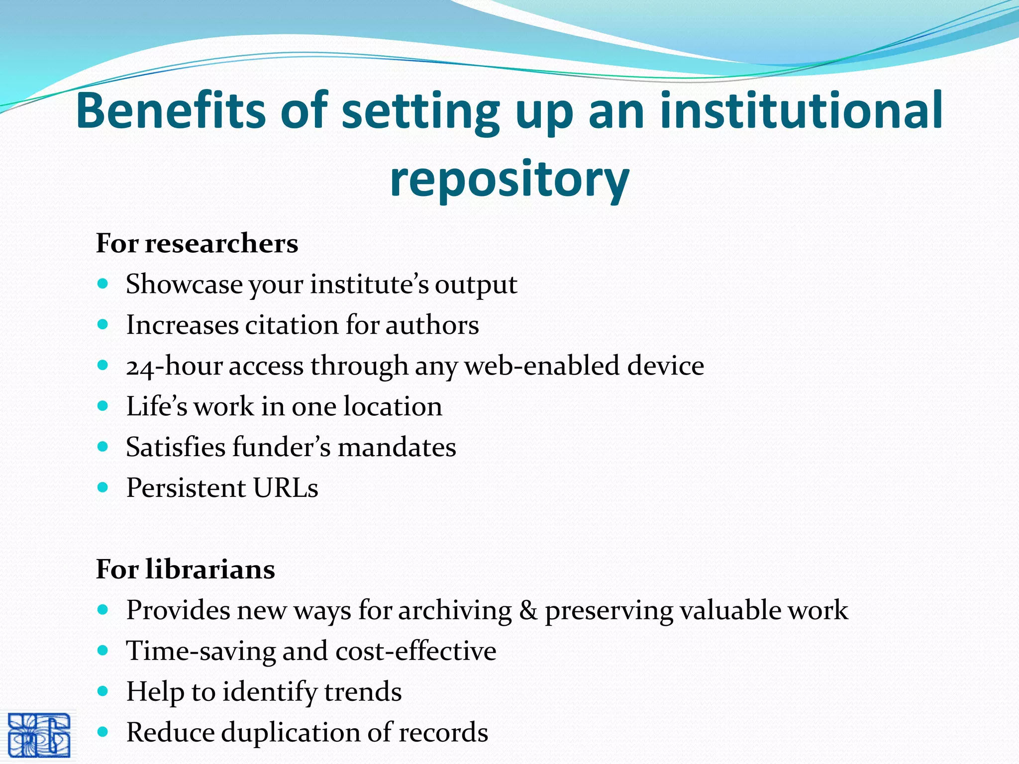 Institutional repositories | PDF