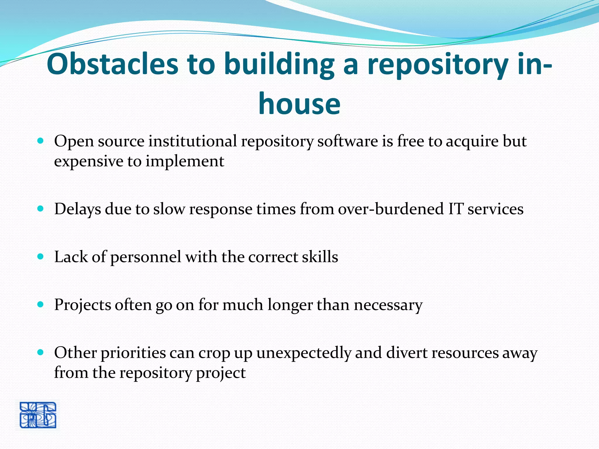 Institutional repositories | PPTX