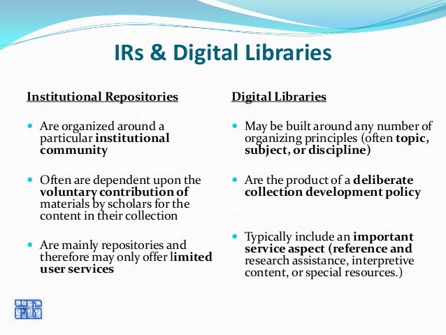 Institutional repositories