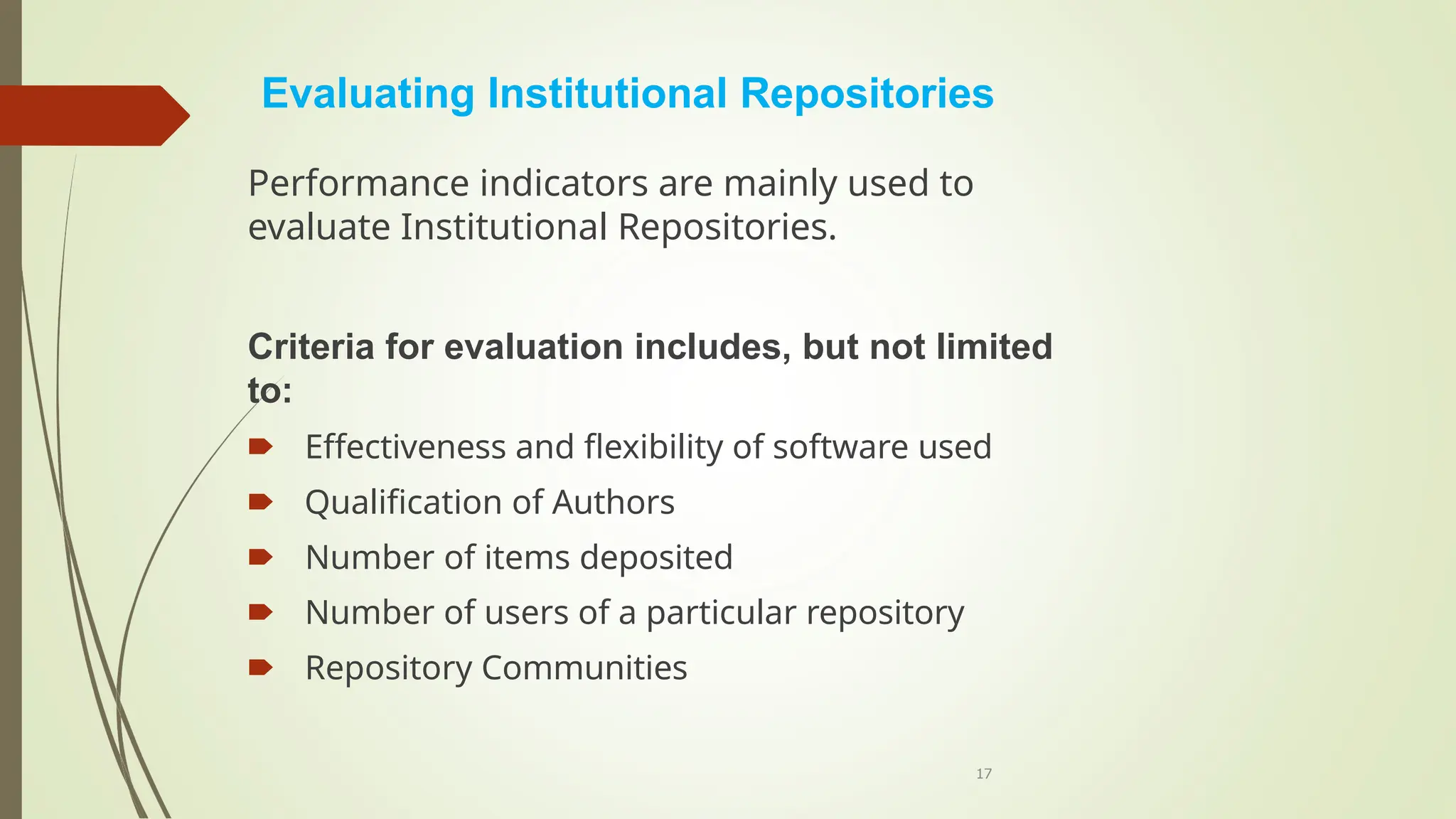Institutional repositories...for library science.pptx