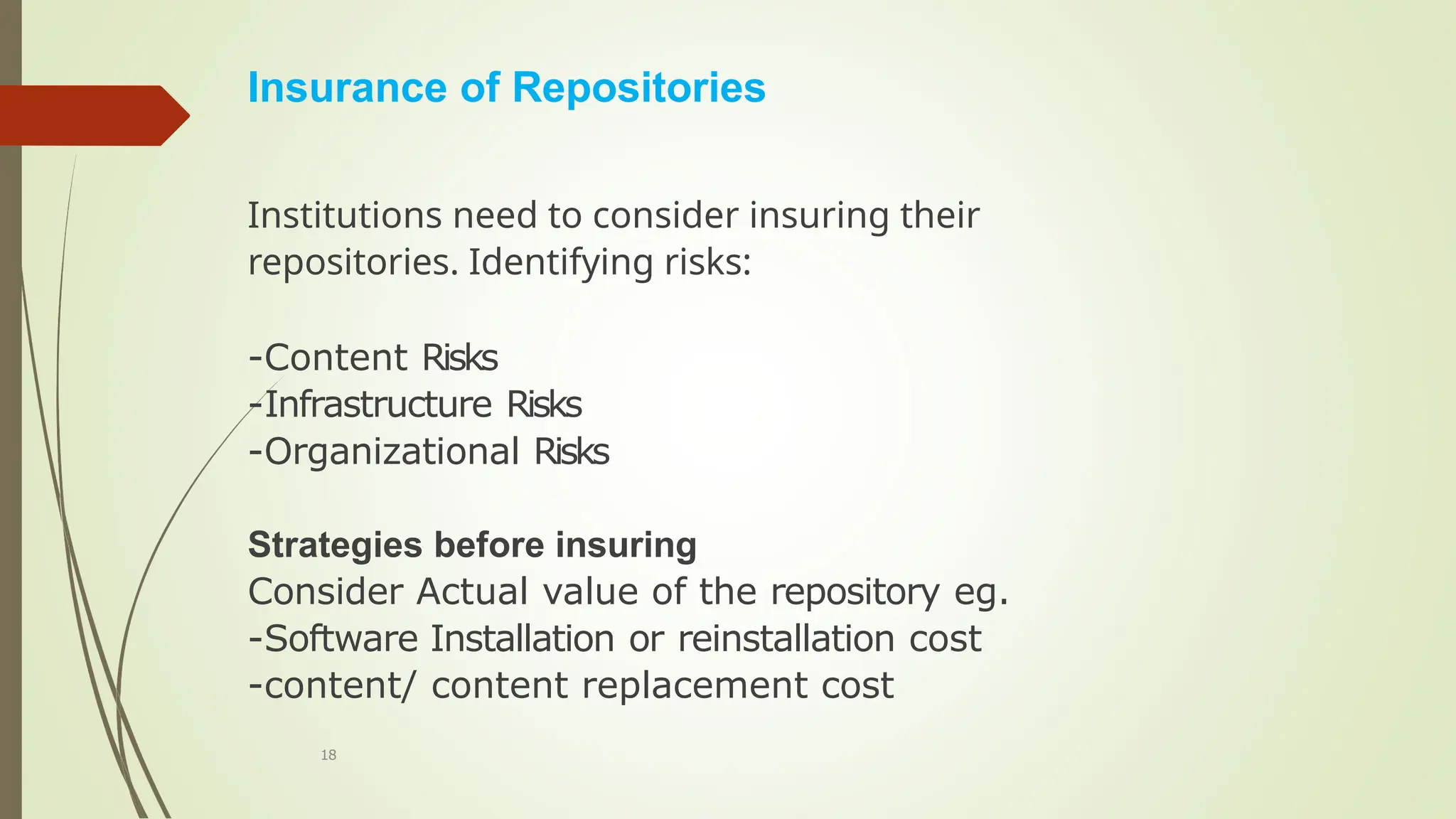 Institutional Repositories For Library Science Pptx