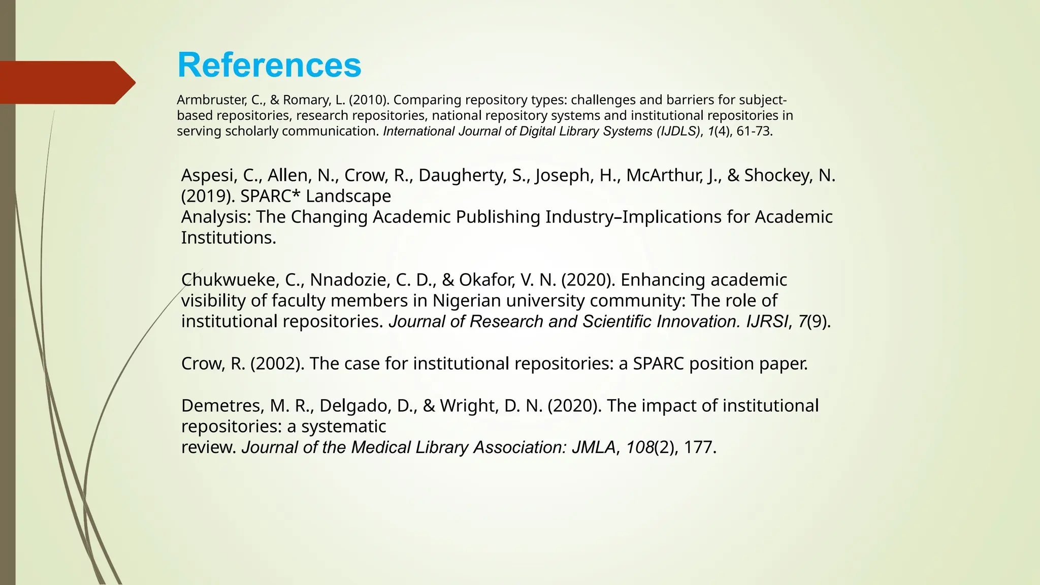 Institutional repositories...for library science.pptx