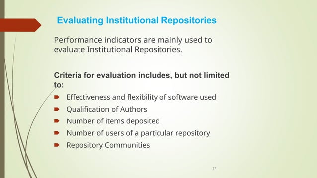 Institutional repositories...for library science.pptx