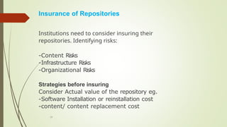 Institutional repositories...for library science.pptx