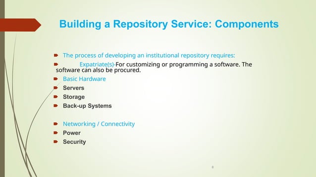 Institutional repositories...for library science.pptx