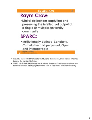 Institutional repositories notes | PDF