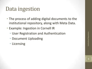 Institutional repository | PPTX