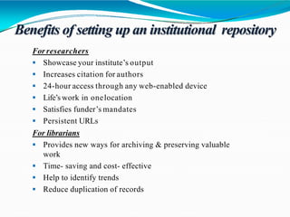 Institutional repository by Aman Kr Kushwaha | PPTX