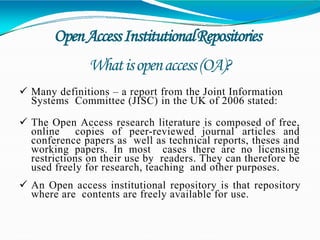Institutional repository by Aman Kr Kushwaha | PPTX