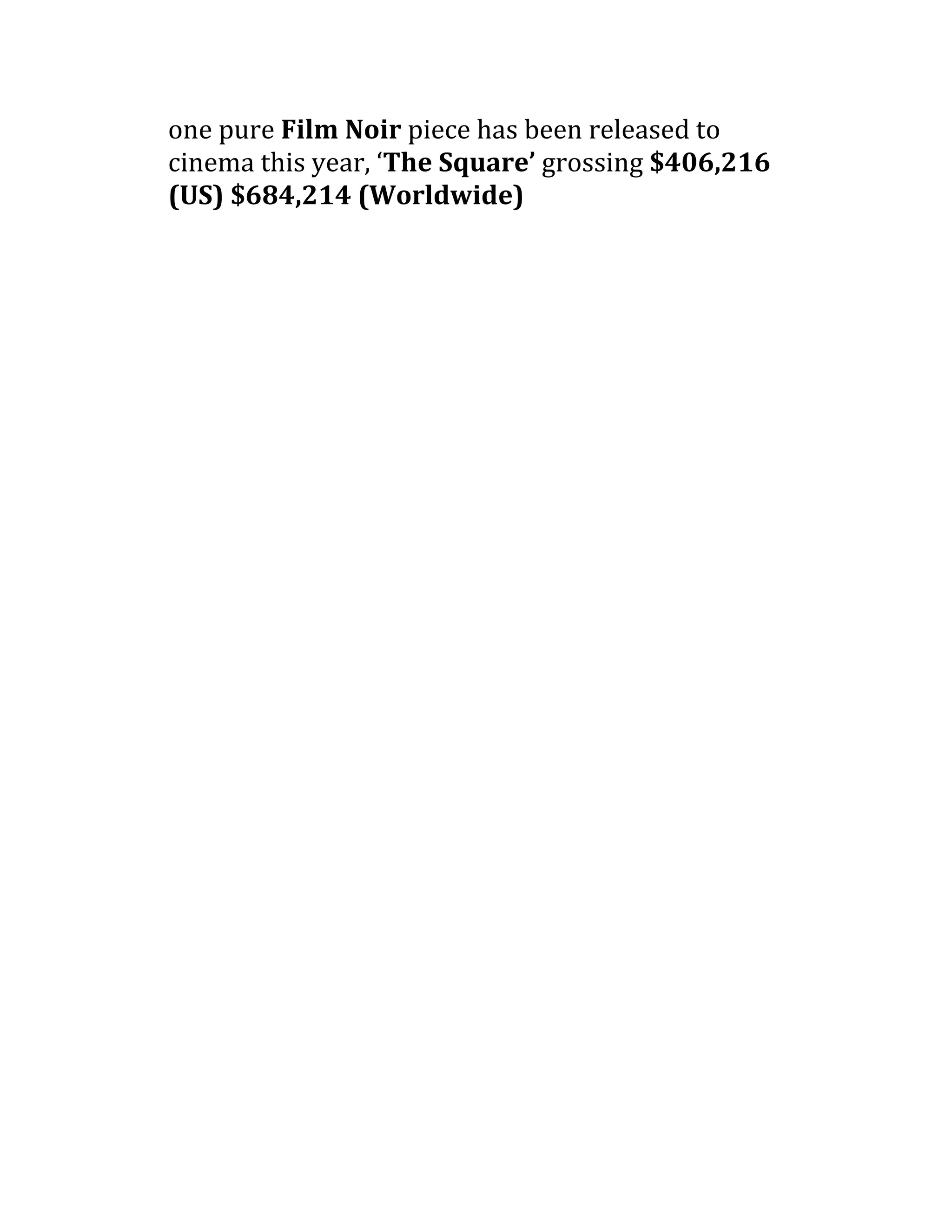 Institutional Research Film Noir | PDF