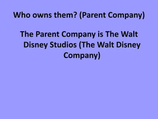 Institutional research walt disney pictures Jushna | PPTX