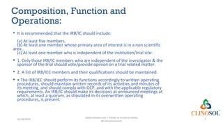 An overview of Institutional Review Board or Independent Ethics ...