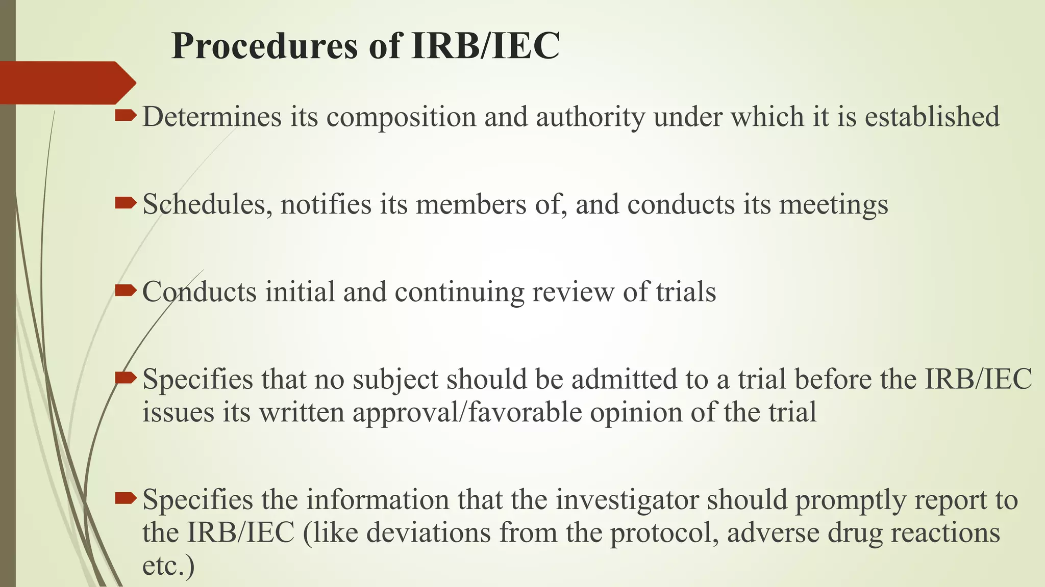Institutional review board by akshdeep sharma | PPTX